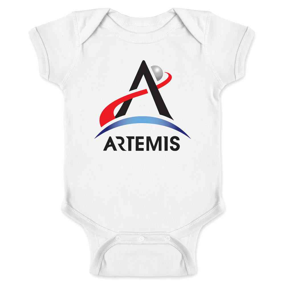 NASA Approved Artemis Program Emblem Moon Mars Baby Bodysuit – Gotham Gifts | Pop Threads