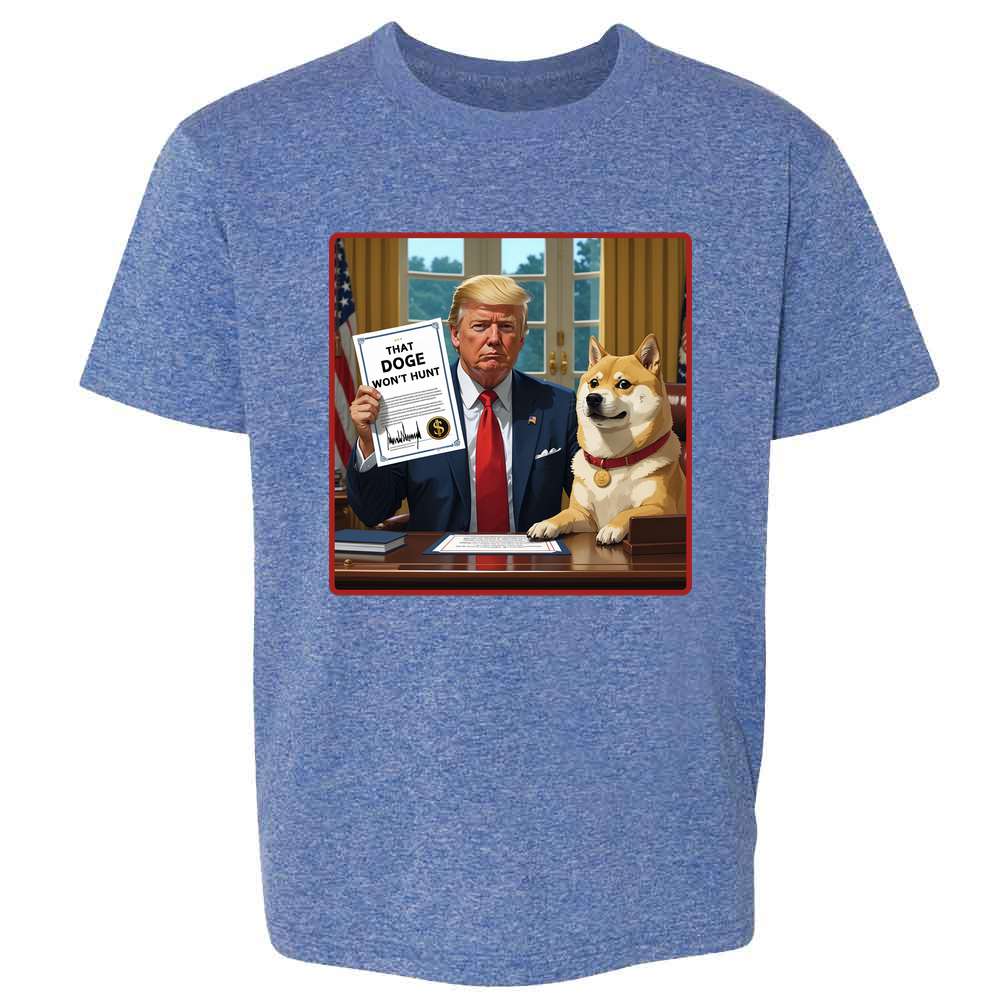 Donald Trump DOGE That DOGE Wont Hunt Kids & Youth Tee – Gotham Gifts | Pop Threads