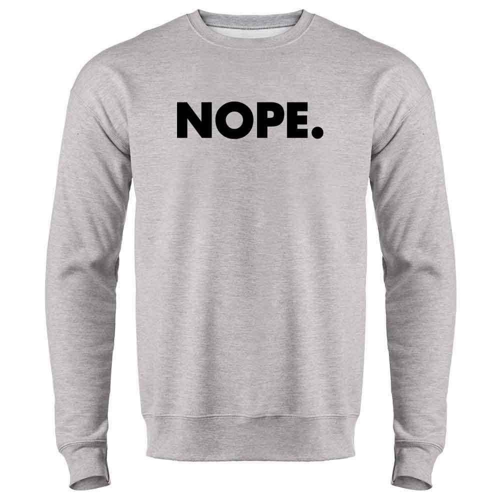 NOPE. Funny Meme Quote Long Sleeve – Gotham Gifts | Pop Threads
