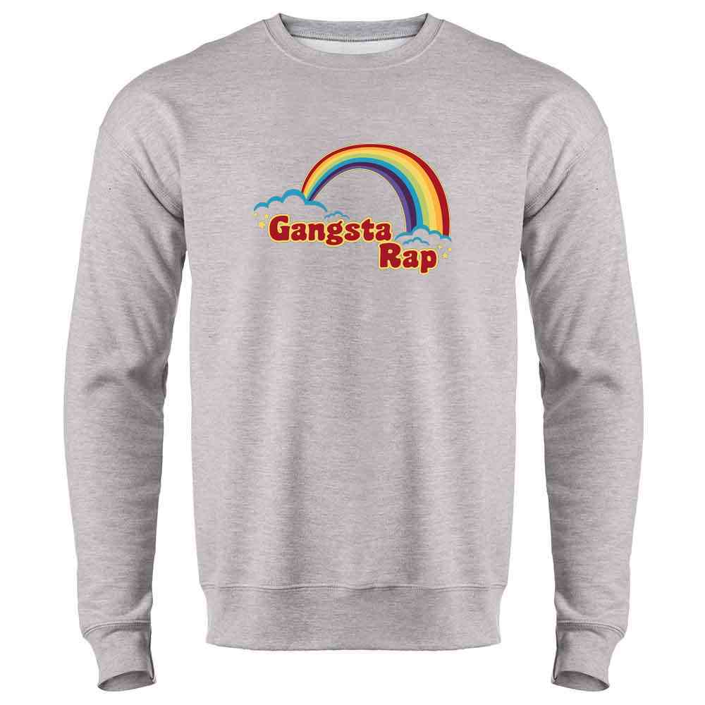 Gangsta Rap Retro Rainbow Funny Music Long Sleeve – Gotham Gifts | Pop ...