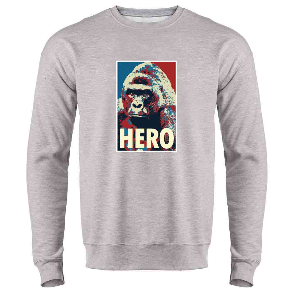 Harambe Pop Art Hero Meme Quote Political Clothing Long Sleeve – Gotham ...