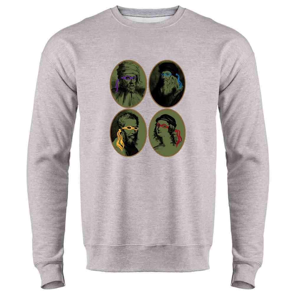 Italian Renaissance Ninja Artists Parody Funny Long Sleeve – Gotham ...
