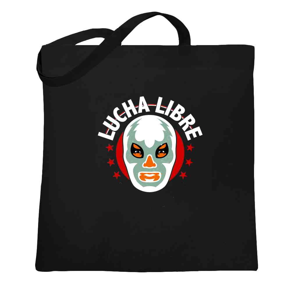 Lucha Libre Retro Mexican Wrestler Wrestling Tote Bag – Gotham Gifts ...