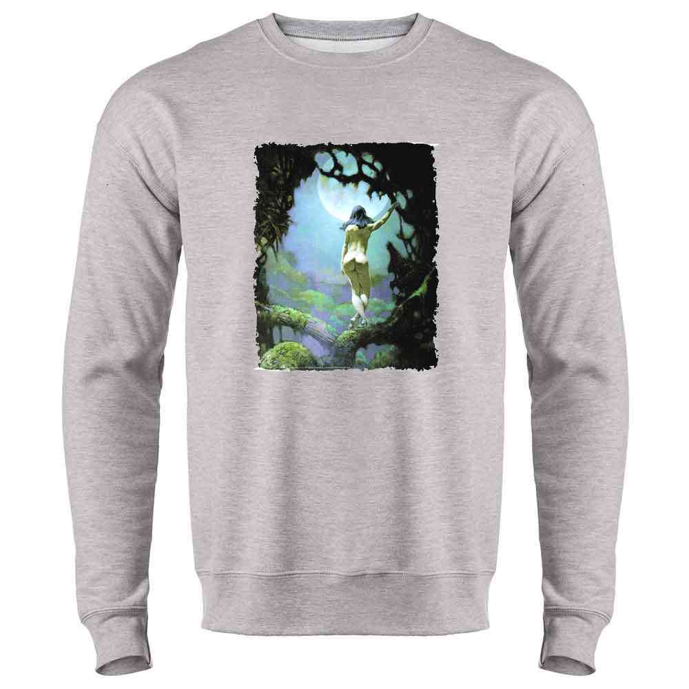 Moon Rapture by Frank Frazetta Art Long Sleeve – Gotham Gifts | Pop Threads