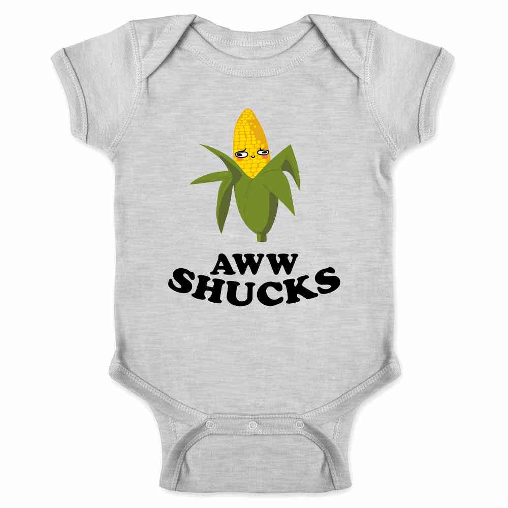 Aww Shucks Ear of Corn Cute Funny Baby Bodysuit – Gotham Gifts | Pop ...