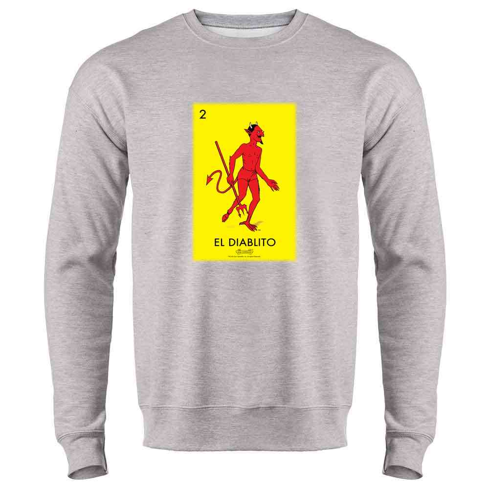 El Diablito Devil Loteria Card Mexican Bingo Long Sleeve – Gotham Gifts ...