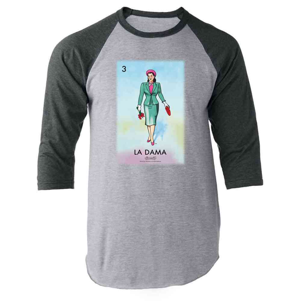 La Dama Woman Lady Loteria Card Mexican Bingo Unisex Tee – Gotham Gifts ...