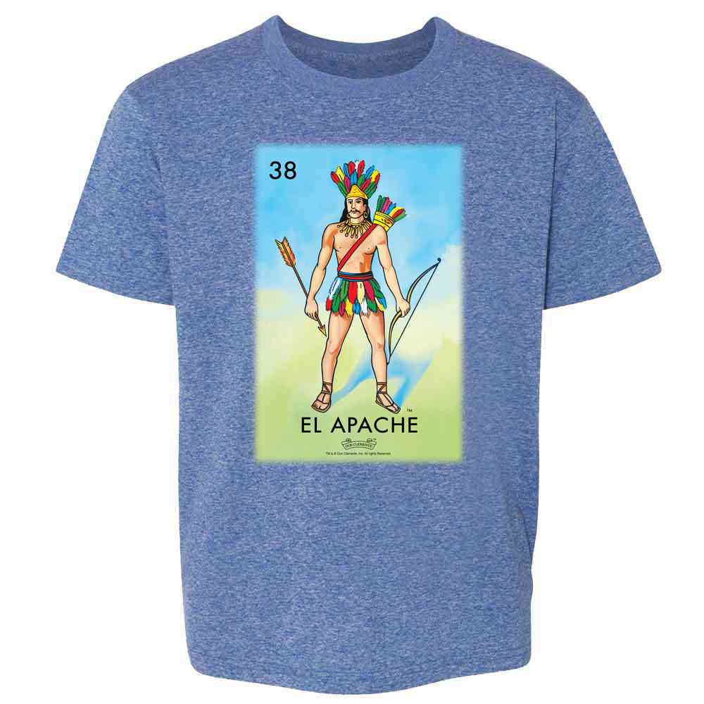 El Apache Loteria Card Mexican Bingo Kids & Youth Tee – Gotham Gifts ...