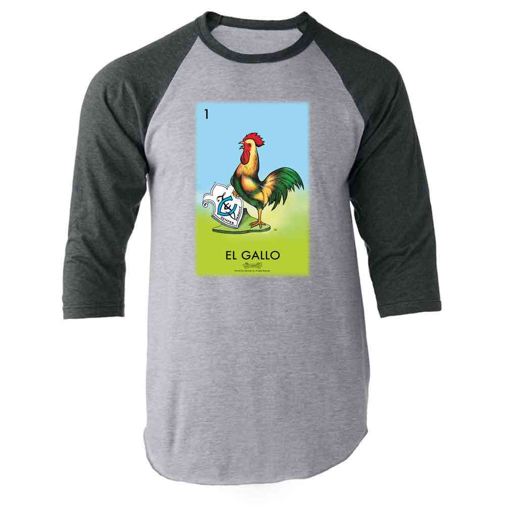 El Gallo Rooster Loteria Card Mexican Bingo Unisex Tee – Gotham Gifts ...