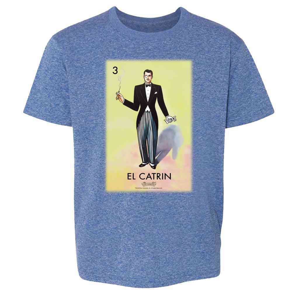 El Catrin Dandy Loteria Card Mexican Bingo Kids & Youth Tee – Gotham ...