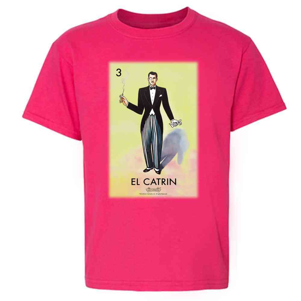 El Catrin Dandy Loteria Card Mexican Bingo Kids & Youth Tee – Gotham ...