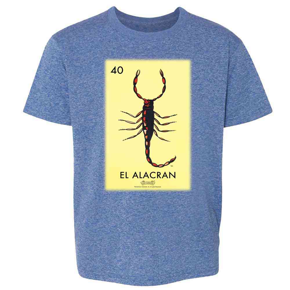 El Alacran Scorpion Card Mexican Bingo Kids & Youth Tee – Gotham Gifts ...