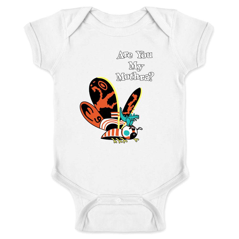 Are You My Mothra Funny Parody Kaiju Baby Bodysuit – Gotham Gifts | Pop ...