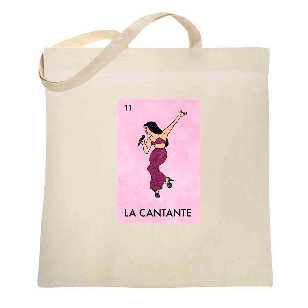 La Cantante Singer Mexican Lottery Funny Parody Tejano Music Tote Bag ...