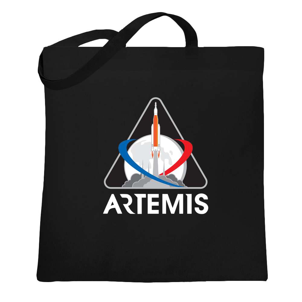 NASA Artemis Program Mission 1 Patch Moon Tote Bag – Gotham Gifts | Pop ...
