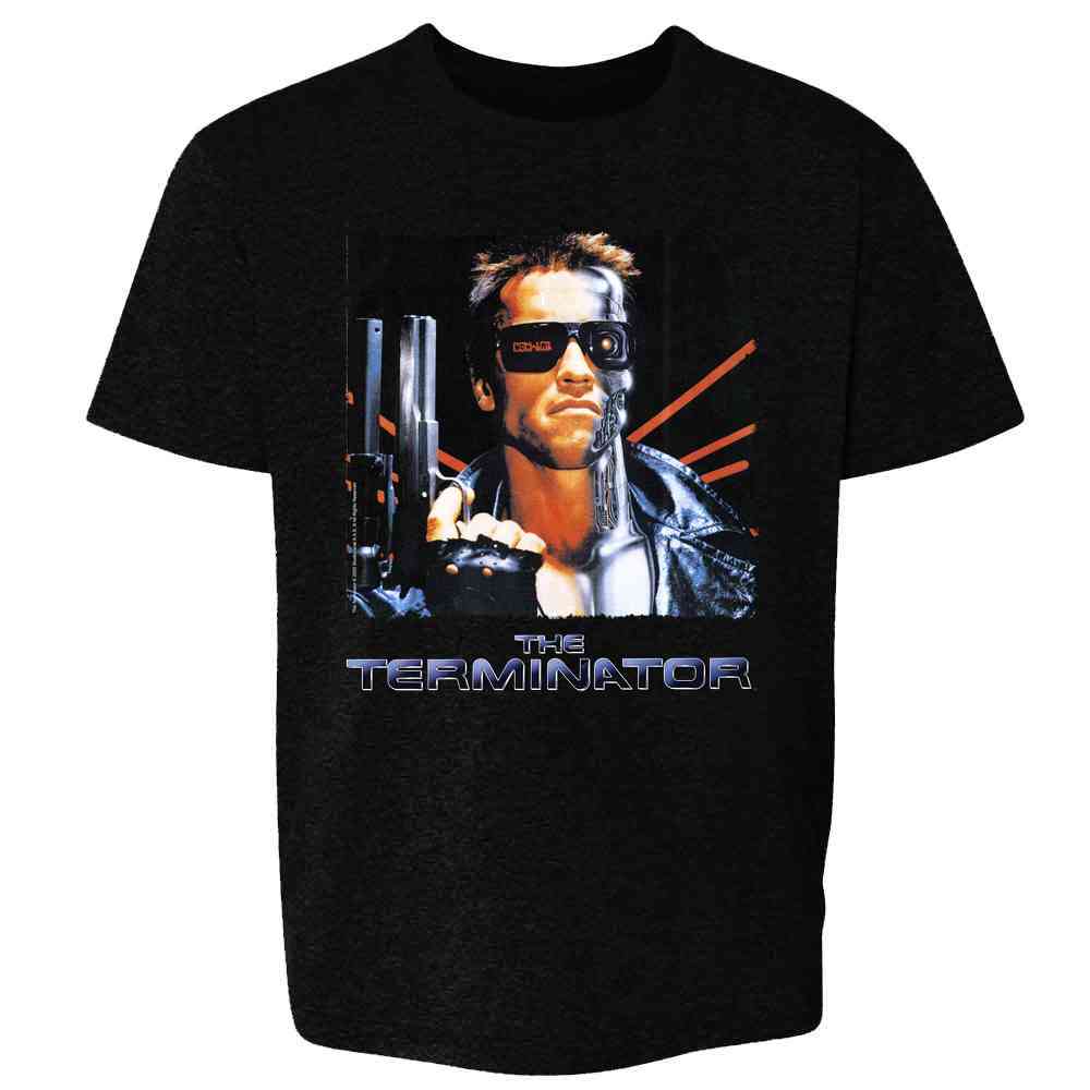 The Terminator Italian Key Art Cyborg Retro Movie Kids & Youth Tee ...