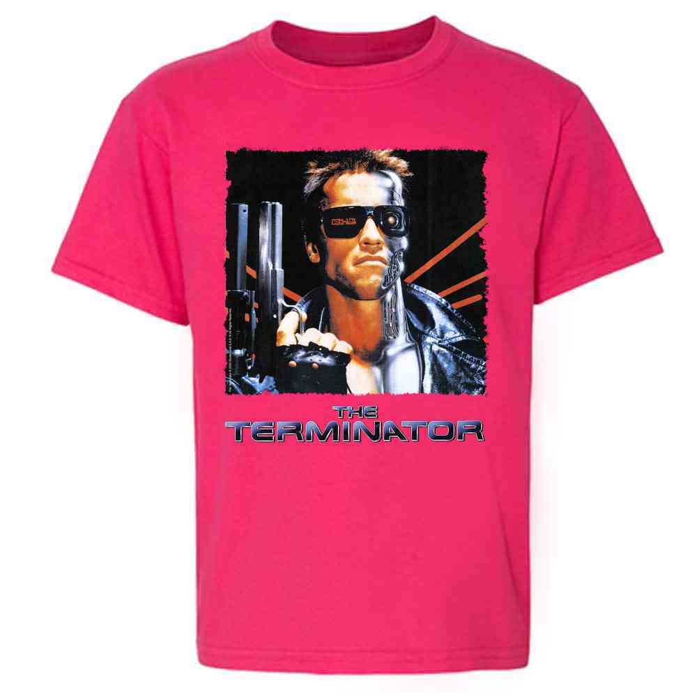 The Terminator Italian Key Art Cyborg Retro Movie Kids & Youth Tee ...