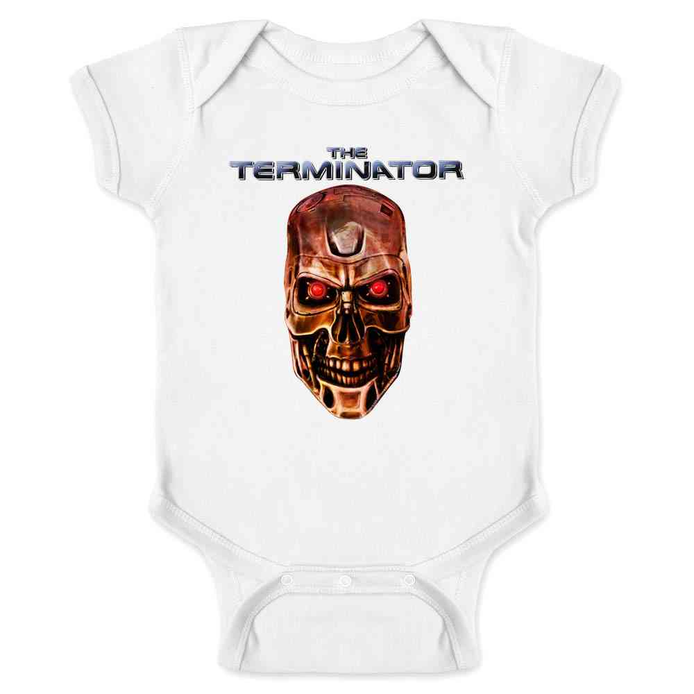 The Terminator Evil Cyborg Skull Movie Baby Bodysuit – Gotham Gifts ...