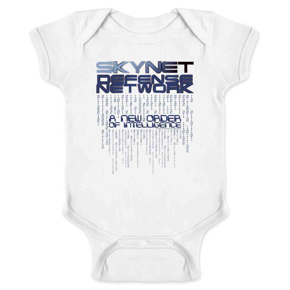 The Terminator Skynet Defense Network Code Baby Bodysuit – Gotham Gifts ...