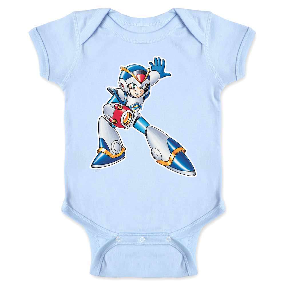 Mega Man X Full Armor Megaman Video Gaming Baby Bodysuit – Gotham Gifts ...