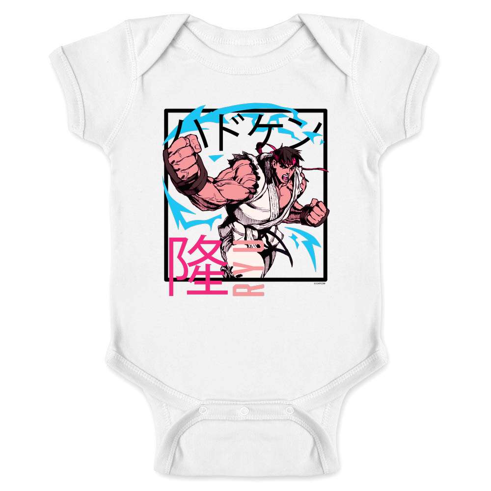 Ryu Video Gamer Art Street Fighter 2 Retro 90s Baby Bodysuit – Gotham ...