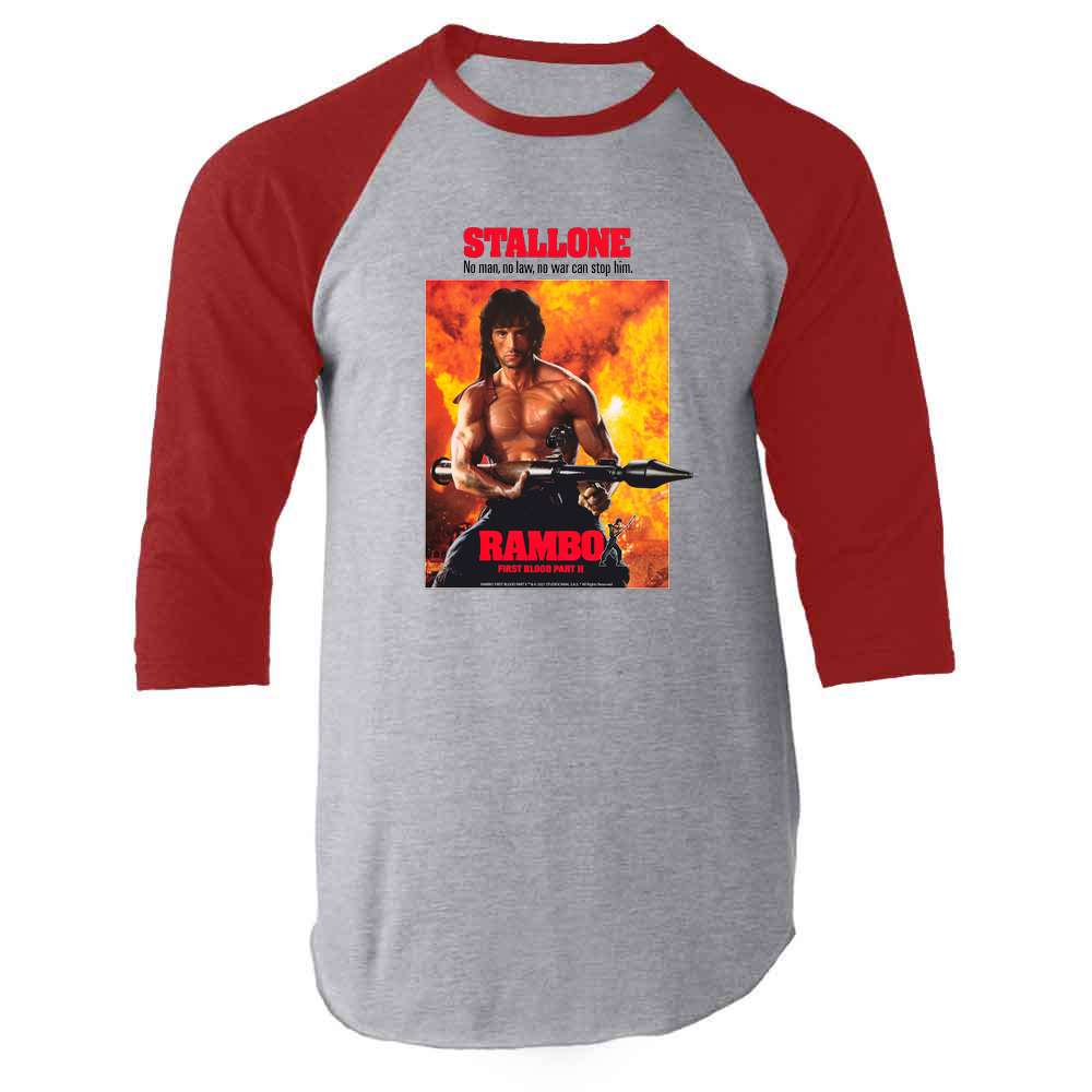 Rambo First Blood Part II 80s Movie Stallone Unisex Tee – Gotham Gifts ...