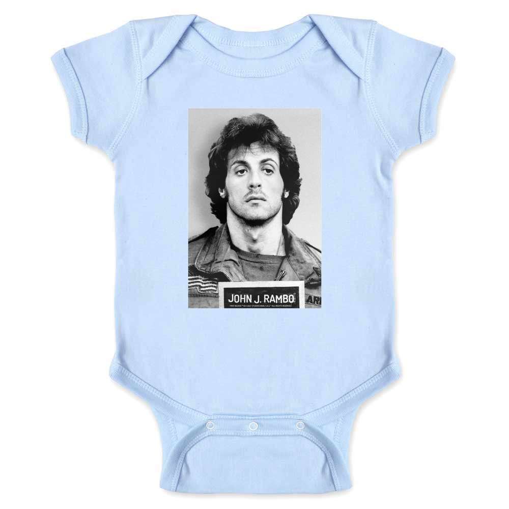 John J Rambo Mugshot Sylvester Stallone Movie Baby Bodysuit – Gotham ...