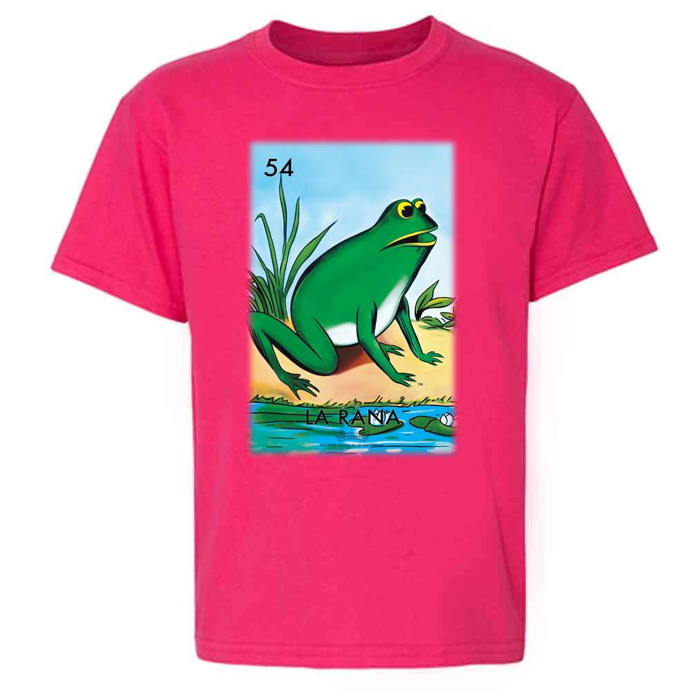 La Rana Frog Loteria Card Mexican Bingo Kids & Youth Tee – Gotham Gifts ...