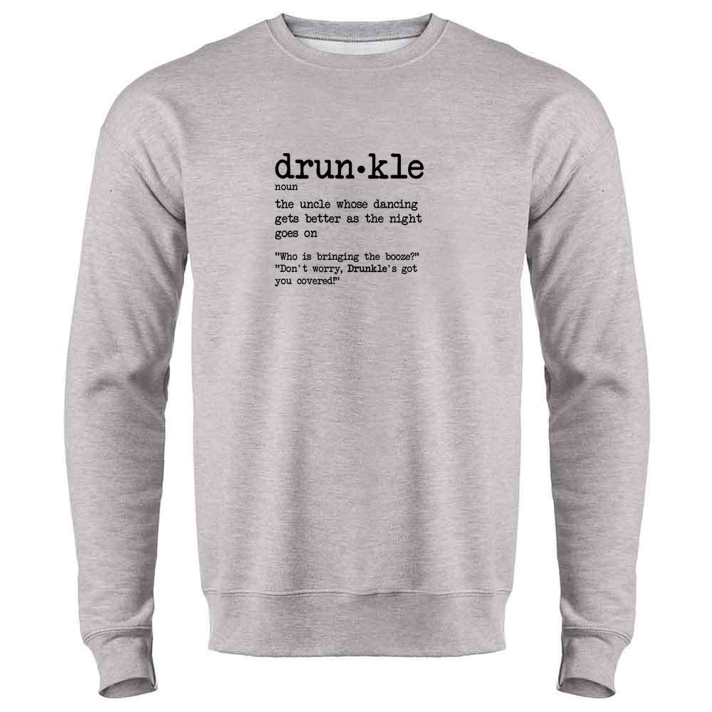 Drunkle Definition Drunk Uncle Funny Cool Long Sleeve – Gotham Gifts ...